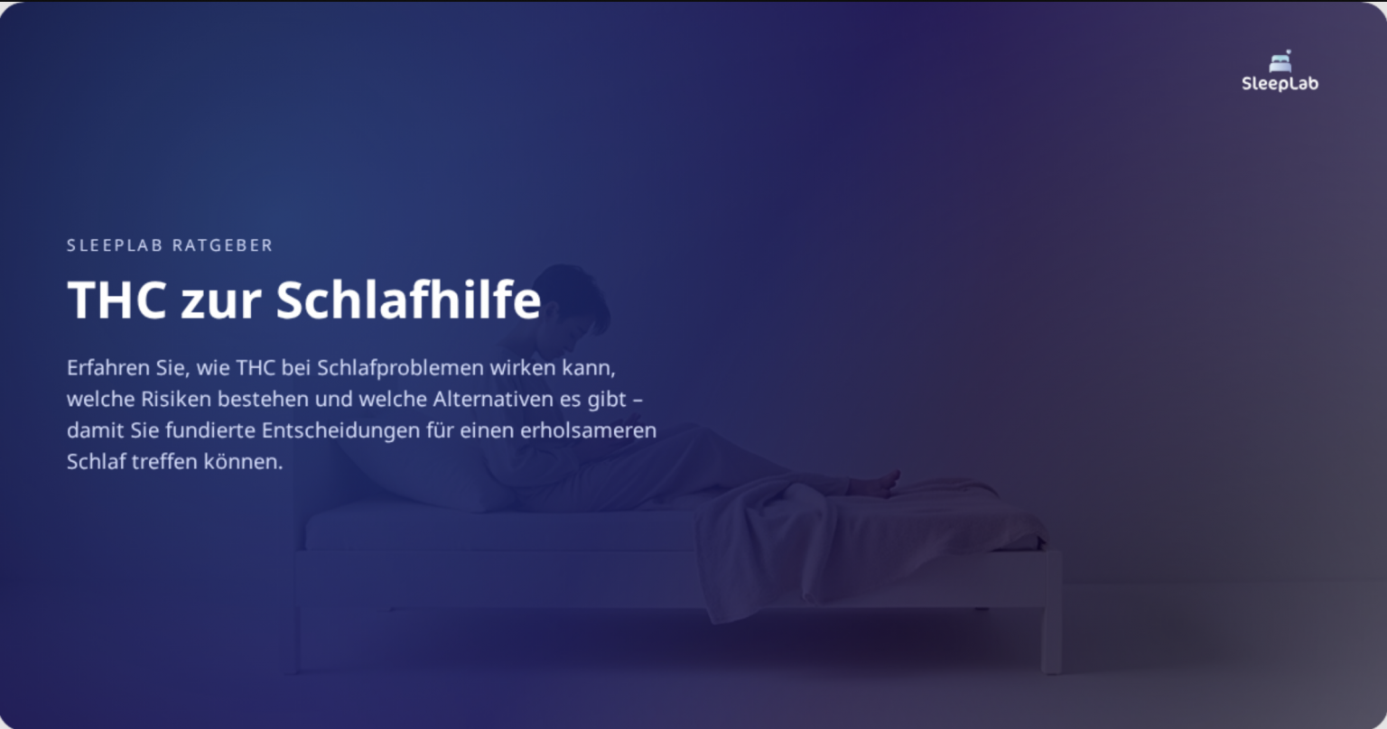 THC zur Schlafhilfe - SleepLab